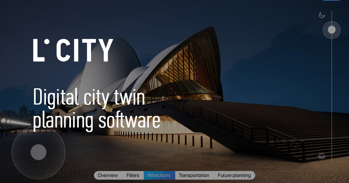 City Digital Twin Planning Software L-CITY • Lunas